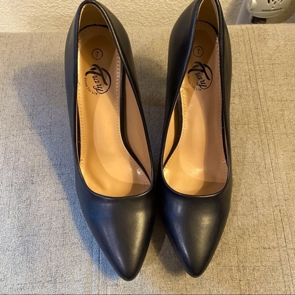 Trary | Shoes | 3 Inch Black High Heels | Poshmark